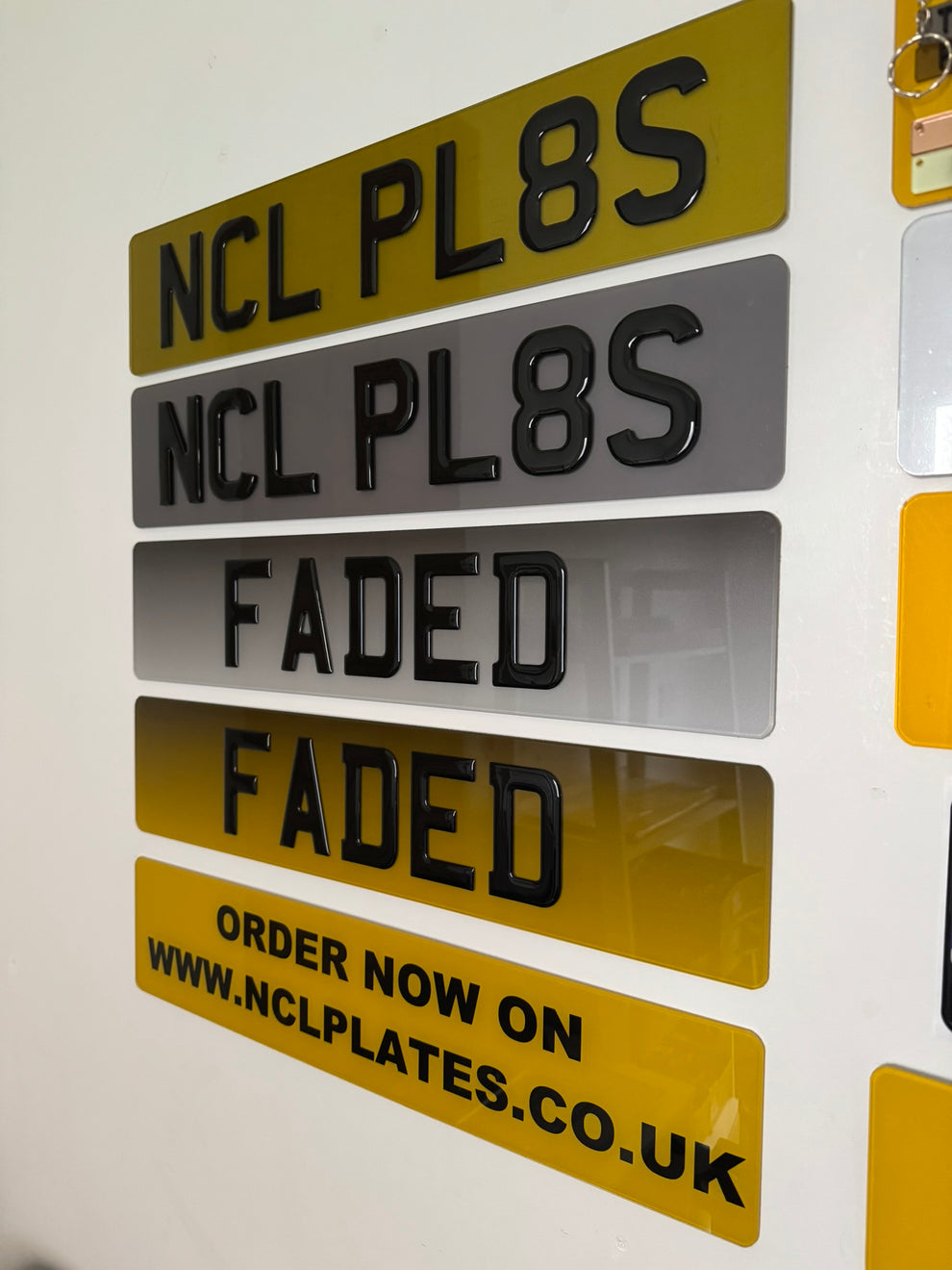 Number Plate Builder – NCL PLATES