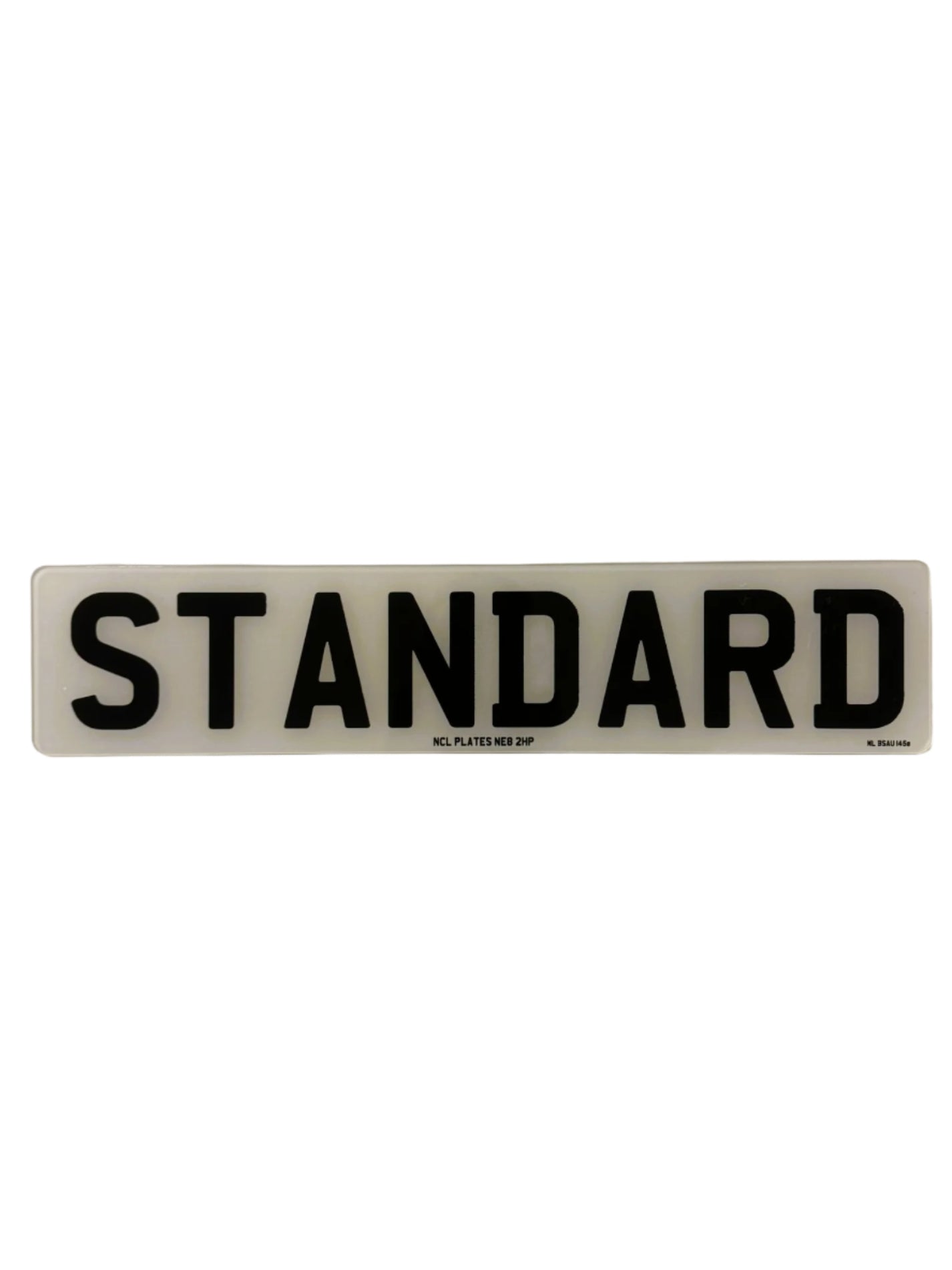 2D Standard (Printed) – NCL PLATES